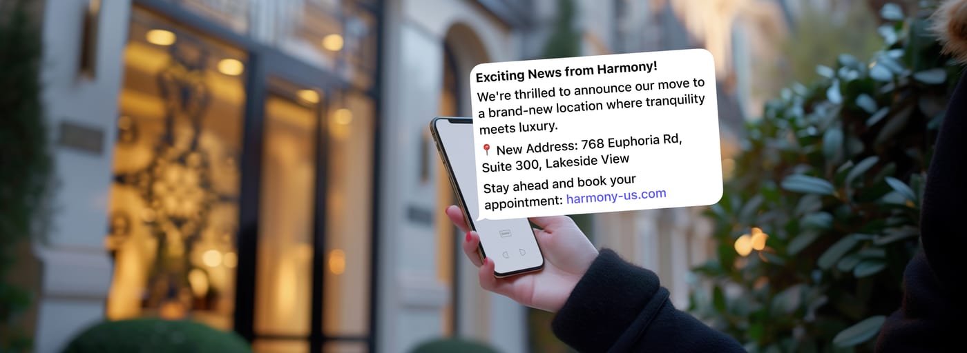 Relocation notice: how to inform about salon moving | Suplery